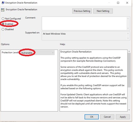 Mengatasi gagal terhubung ke RDP karena CredSSP Encryption Oracle ...